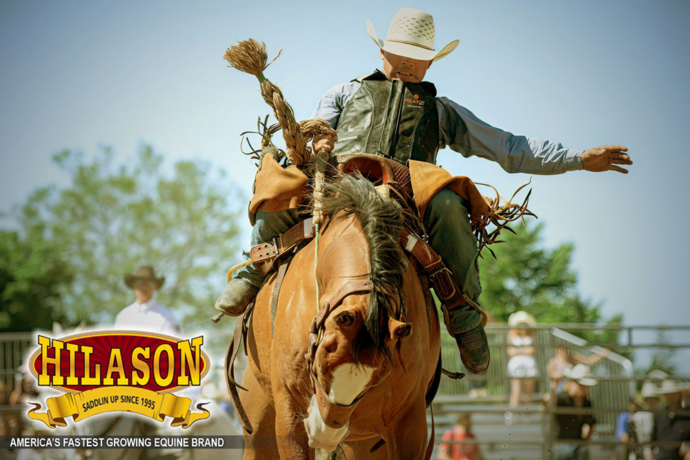 79HS Hilason Junior Youth Bull Riding Pro Rodeo Leather Protective Vest ...