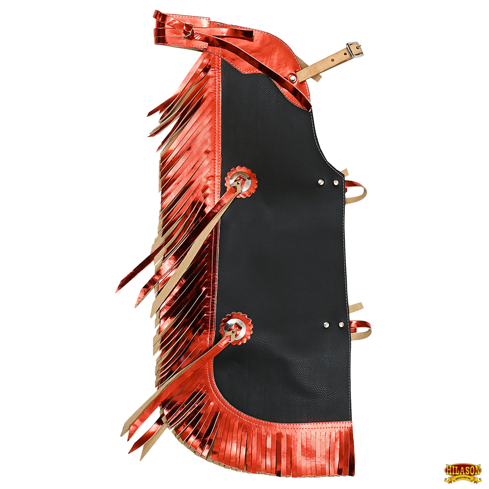 79HS Hilason Junior Youth Bull Riding Pro Rodeo Leather Protective Vest ...