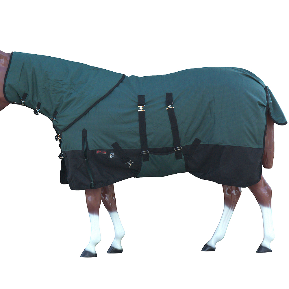 HI Hilason 1200D Waterproof Winter Horse Blanket Neck Cover Belly Wrap ...